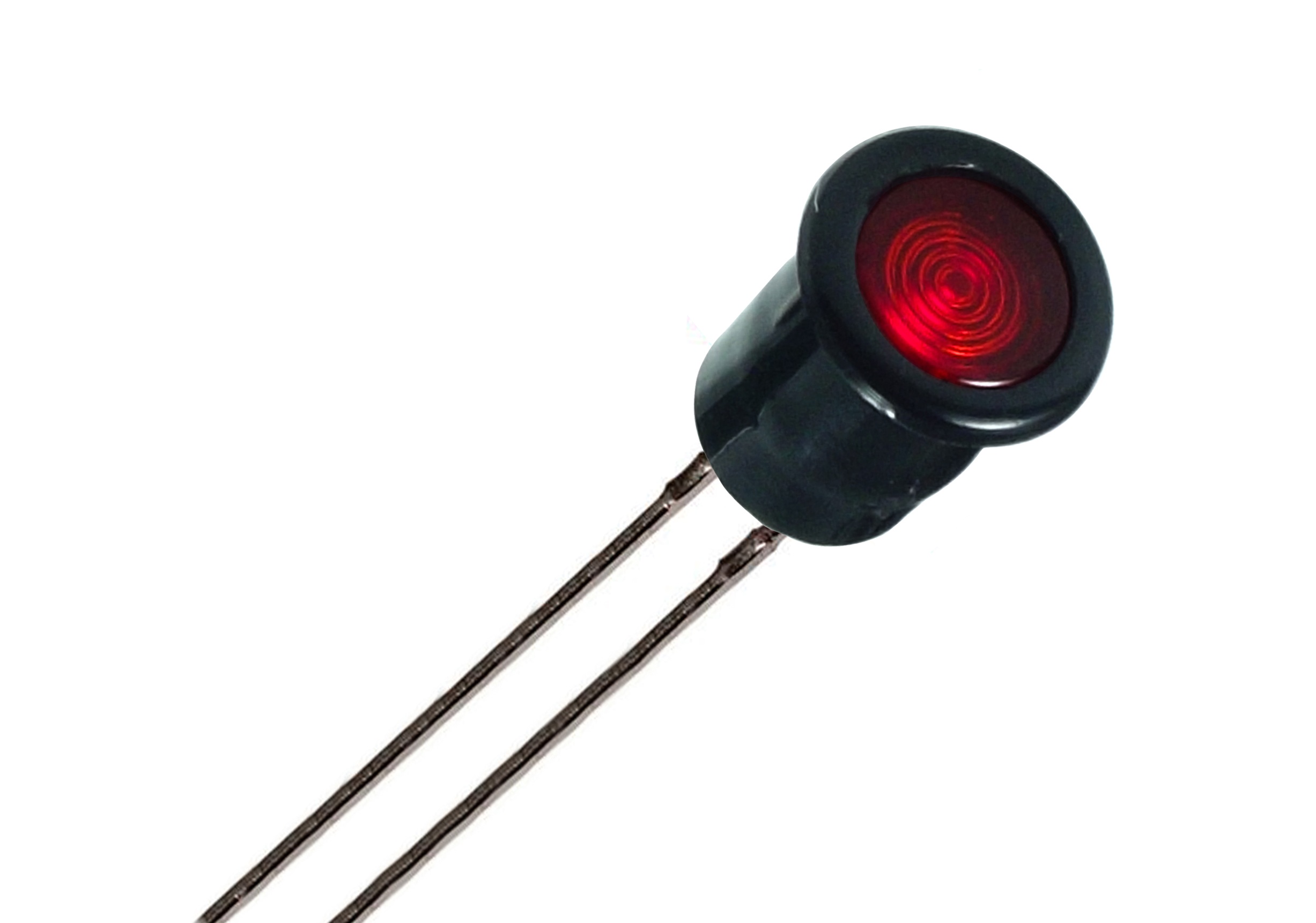 LED 5mm RED FLUSH MOUNTING 2mcd | Fabian Enterprises Ltd