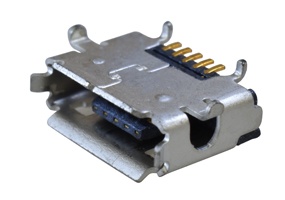 USB MICRO SOCKET TYPE-AB SMD 5-WAY HORIZONTAL | Fabian Enterprises Ltd